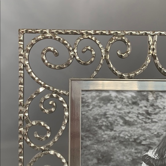 Accents | Silver Hammered Scroll 5 X 7 Metal Frame | Poshmark